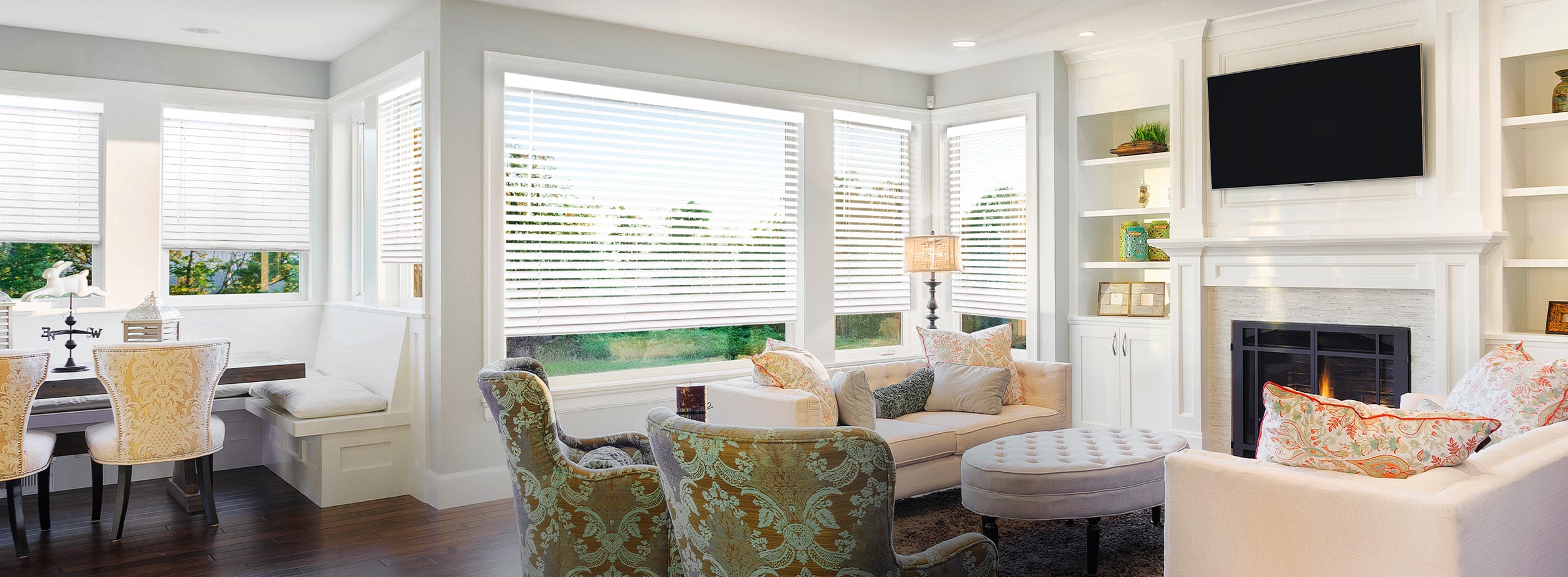 Custom Wood Blinds White Custom Faux Wood Blinds | Wood Faux Blinds