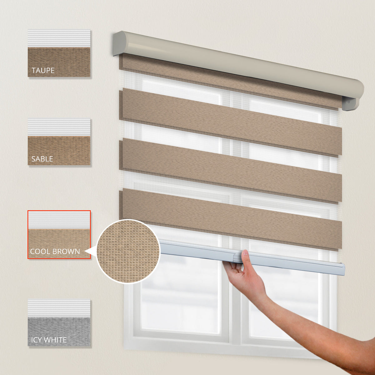 Custom Premium Zebra Roller Shades – Chicology