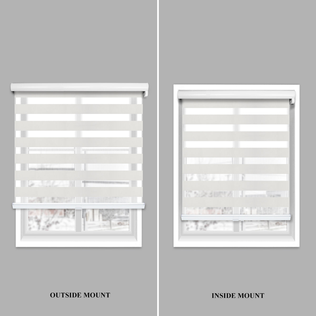 Custom Zebra Shades – Room Darkening, Dual Layer, Premium – Chicology