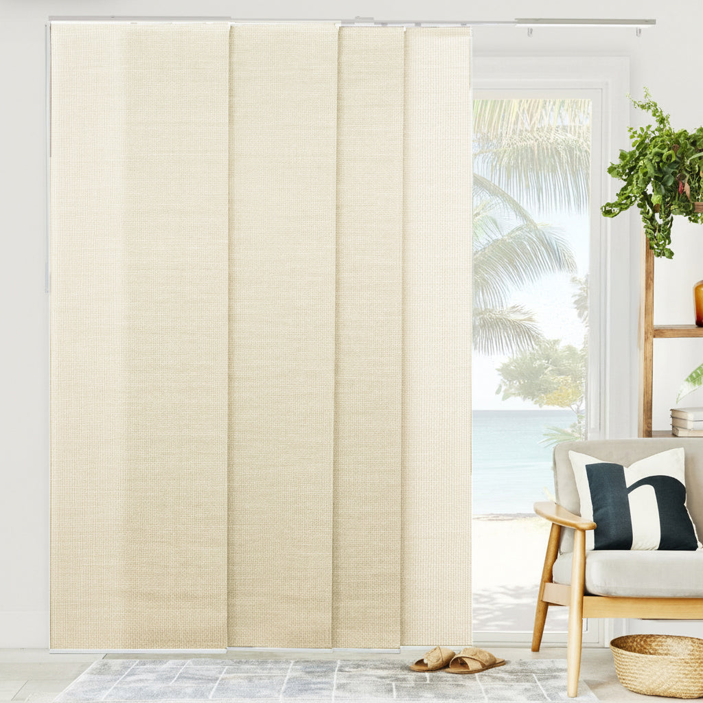Panel Track Blinds - Light Filtering, Classic Woven – Chicology