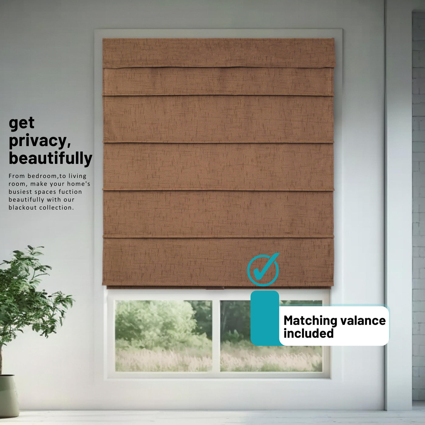 Cordless Roman Shades | Blackout Shade Collection – Chicology