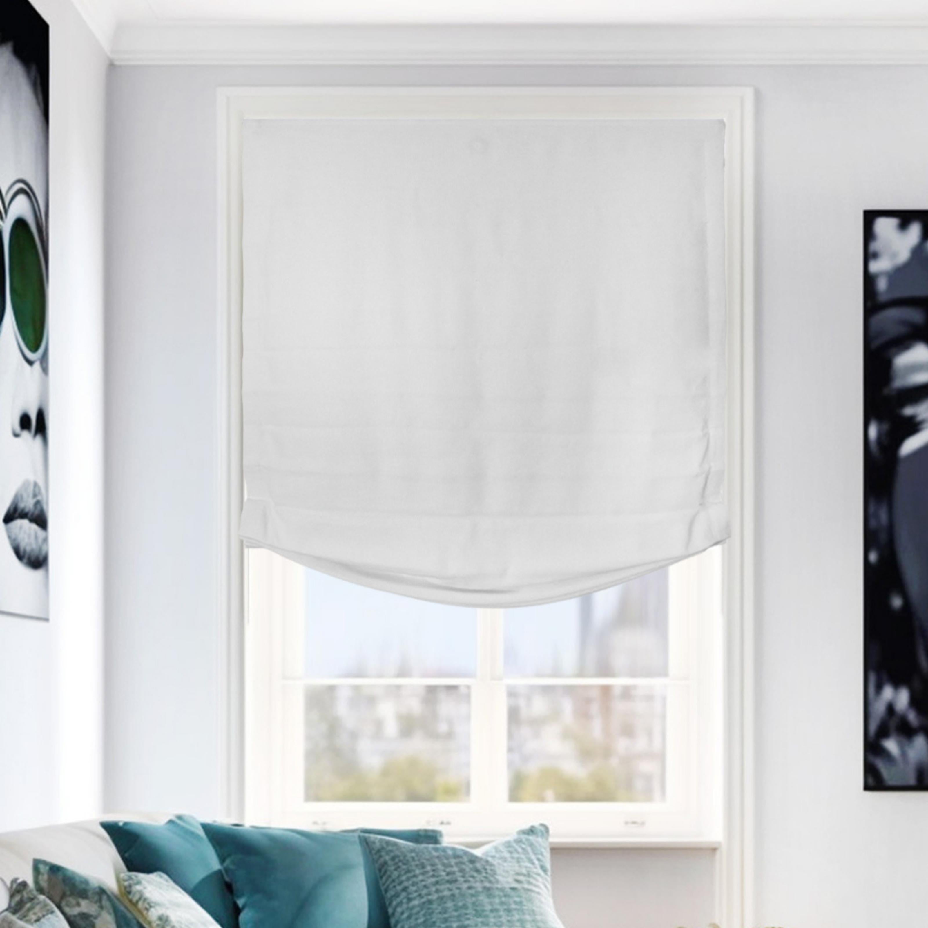 White roman shades store