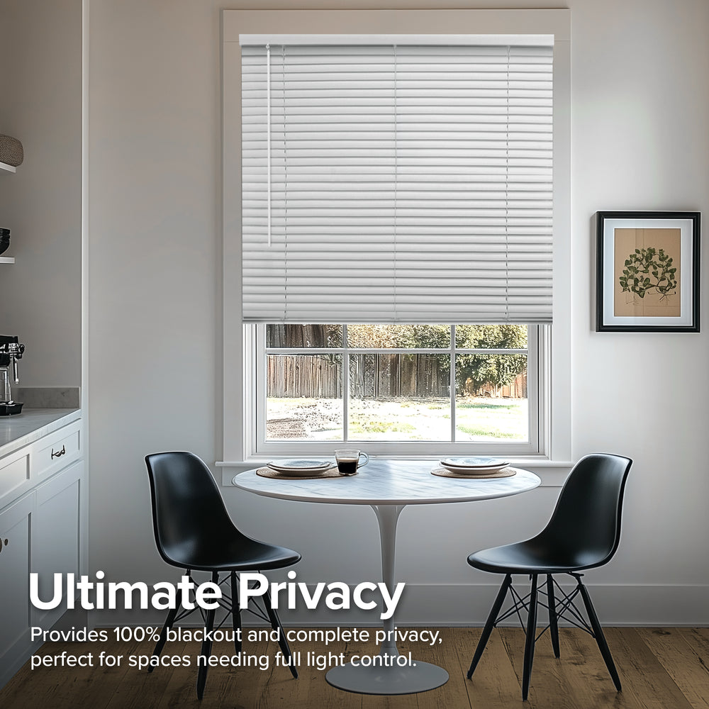 Custom Mini Blinds – Blackout, 1" Slats – Chicology
