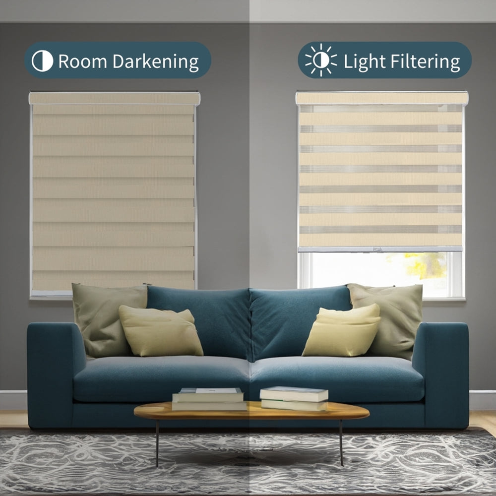Light Filtering/Room Darkening Zebra Roller Shade – Chicology