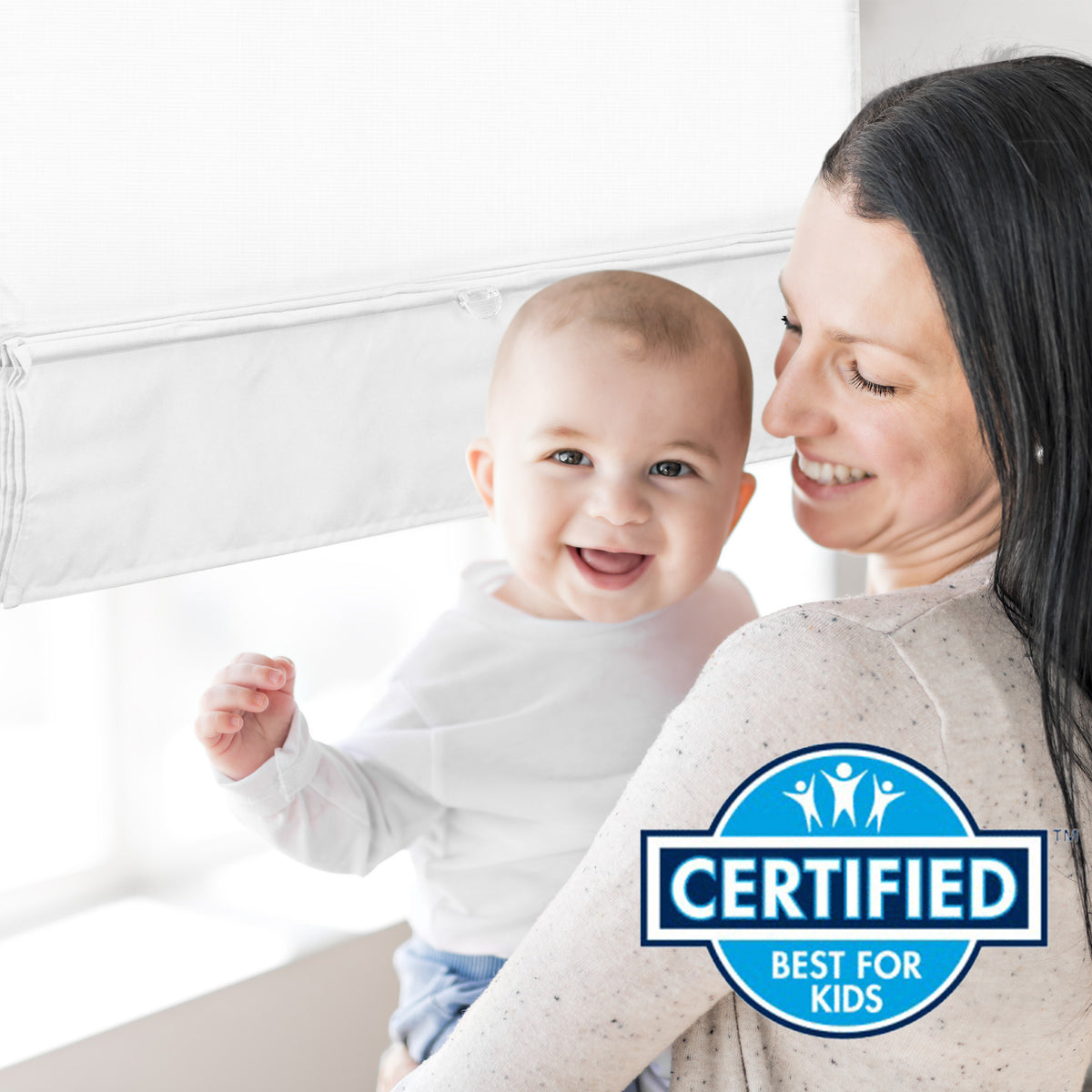 Cordless Roman Shades | Runway Collection | Chicology